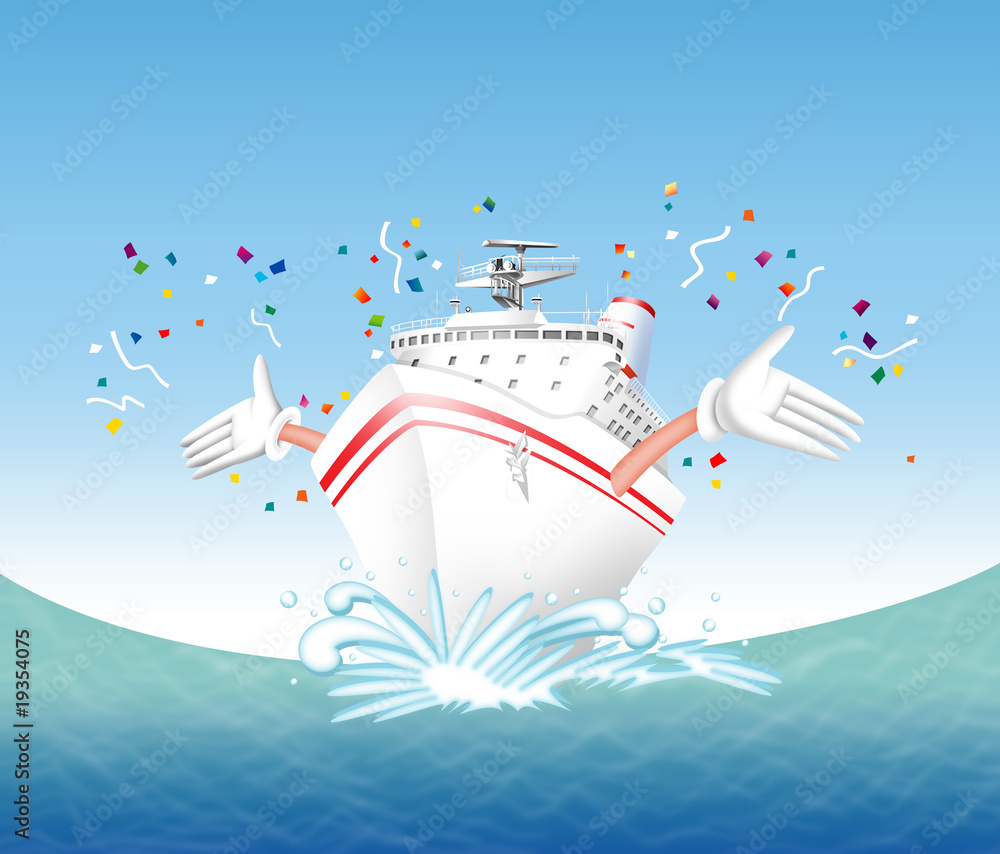 ウェルカム-フェリー Stock イラスト | Adobe Stock