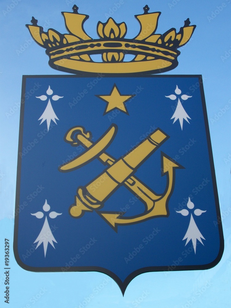 Blason de Pornic Stock Photo | Adobe Stock
