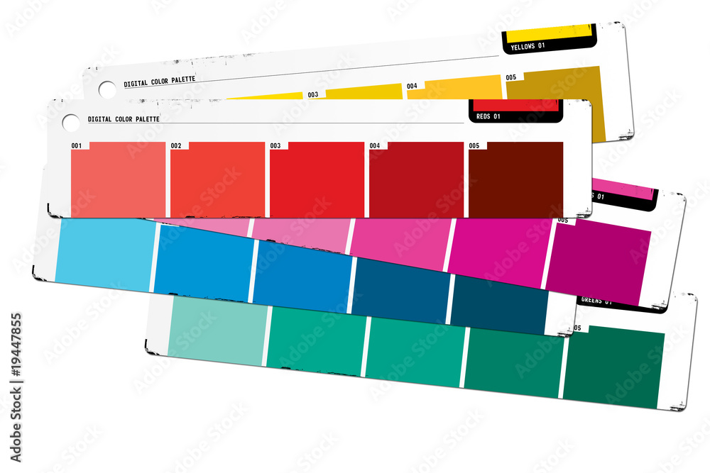 Color Palette - mixed Stock Illustration | Adobe Stock