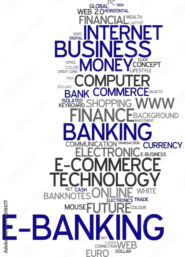 e-Banking / eBanking Stock Illustration | Adobe Stock