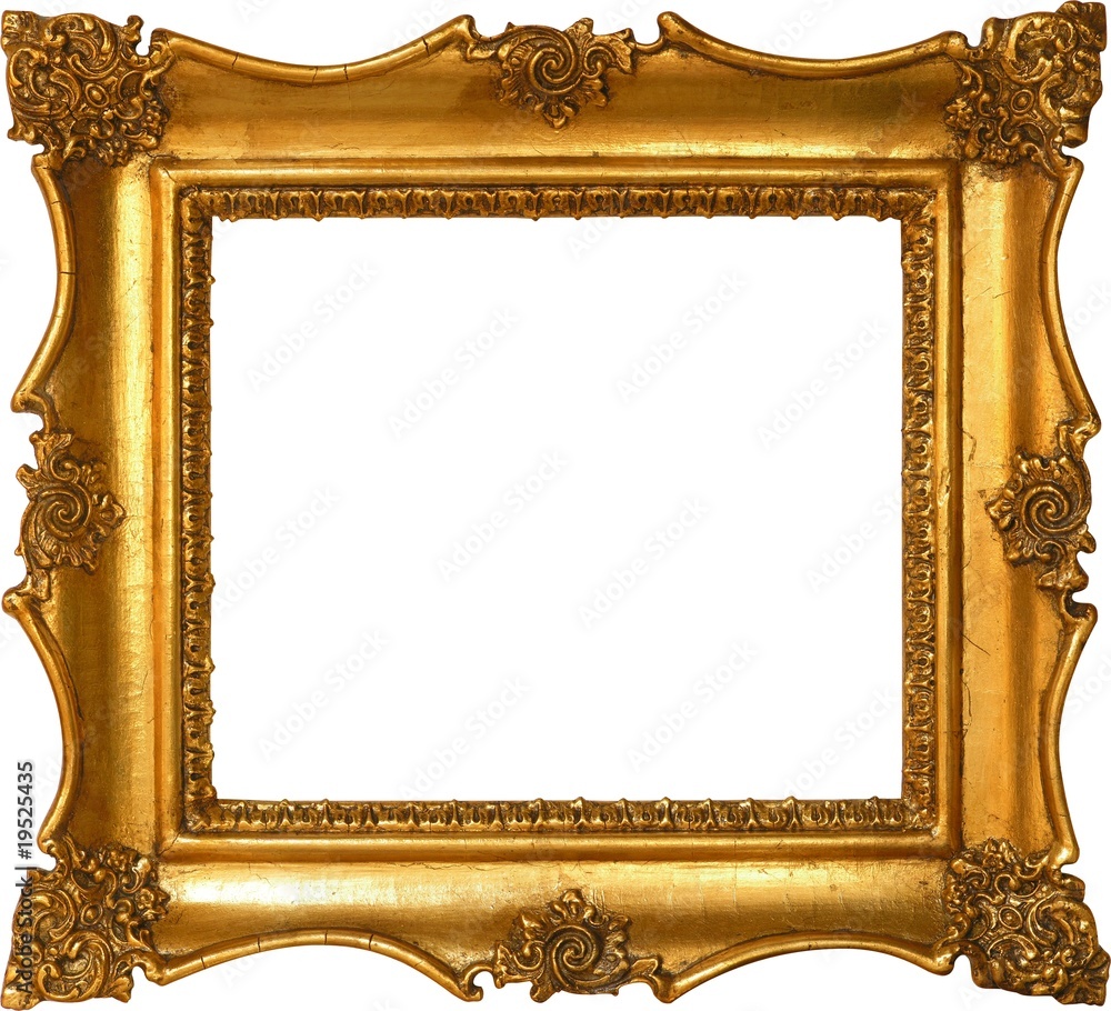 Gold frame Stock Photo | Adobe Stock