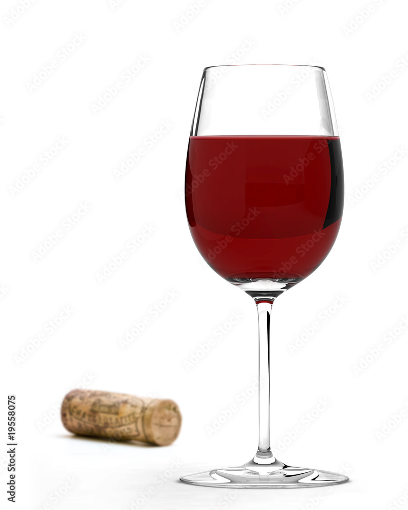 Rotweinglas Stock-Foto | Adobe Stock