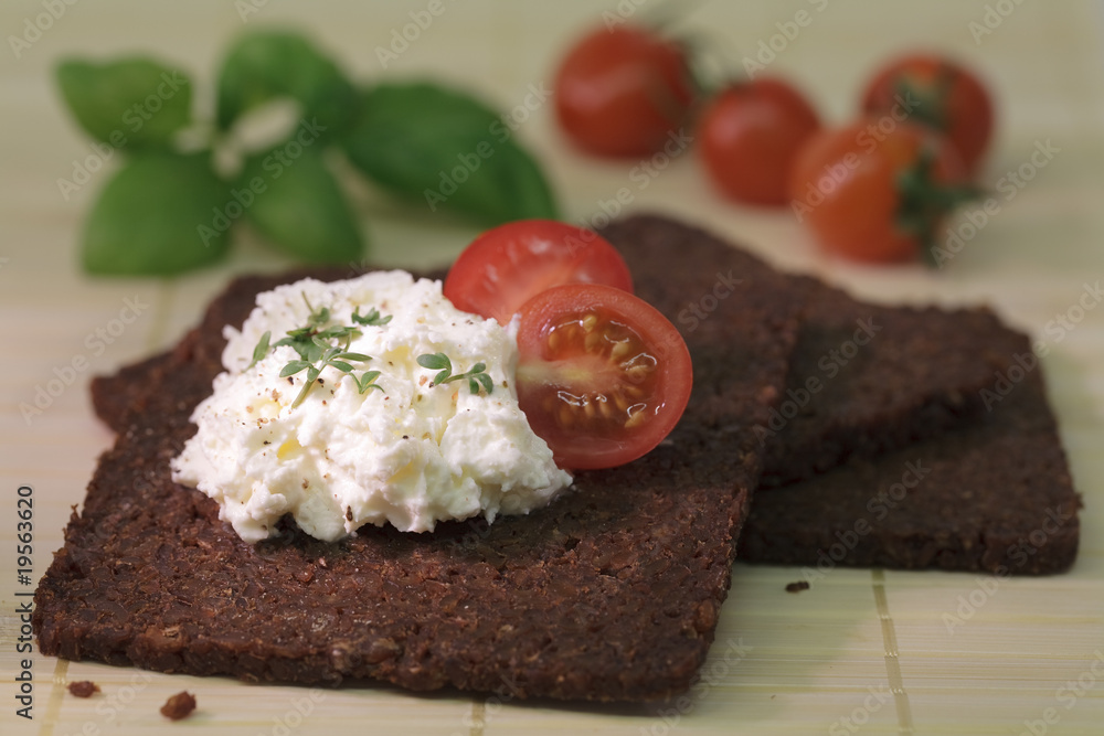 Pumpernickel Mit Frischkase