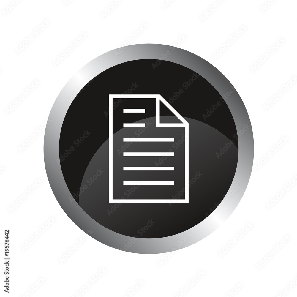 Icone document - Picto doc Stock Vector | Adobe Stock