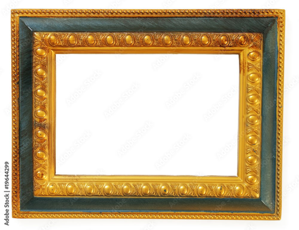 Picture gold frame Stock Photo | Adobe Stock
