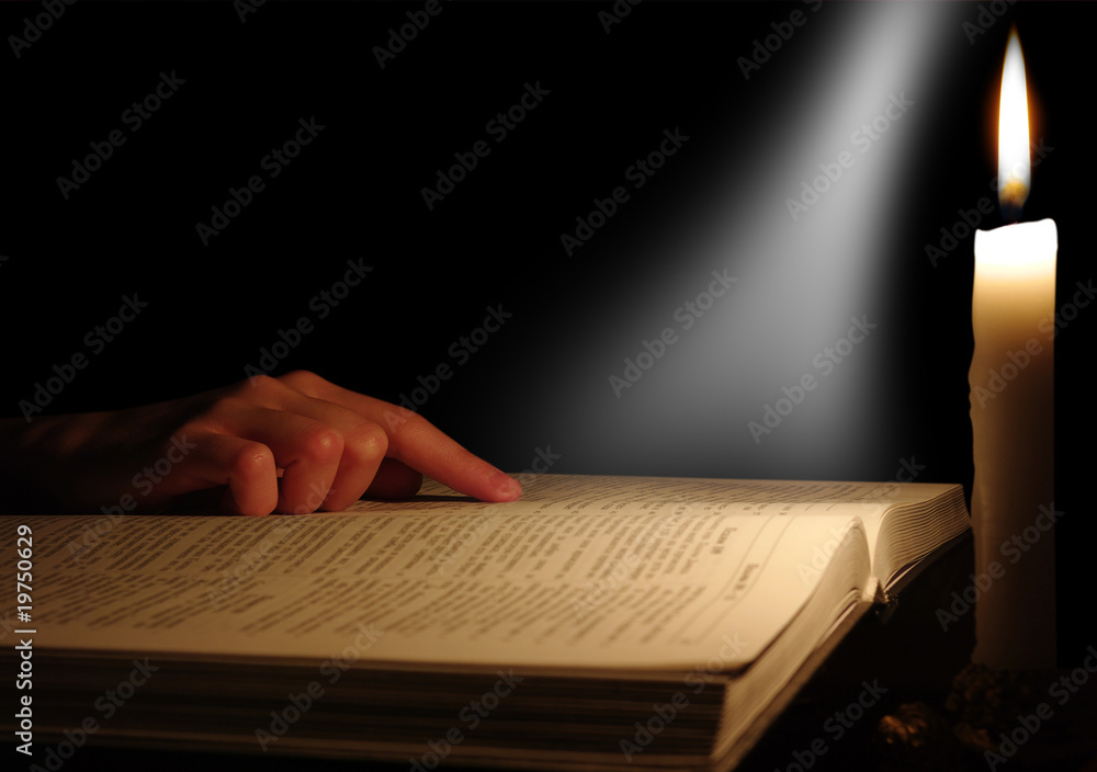 open bible Stock Photo | Adobe Stock