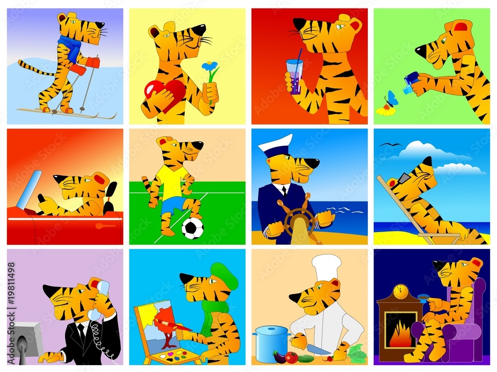 symbol of year Stock Vector | Adobe Stock