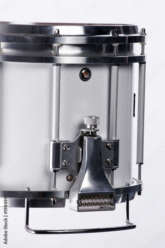 Marching Snare Drum Isolated White Stock Photo | Adobe Stock