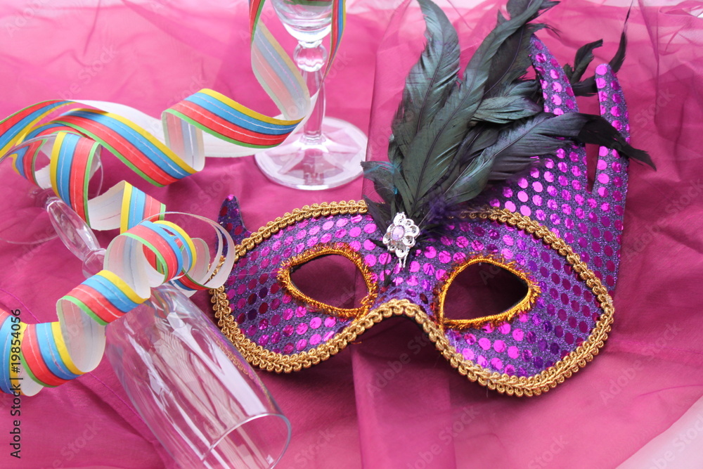 Faschingsmaske Stock-Foto | Adobe Stock