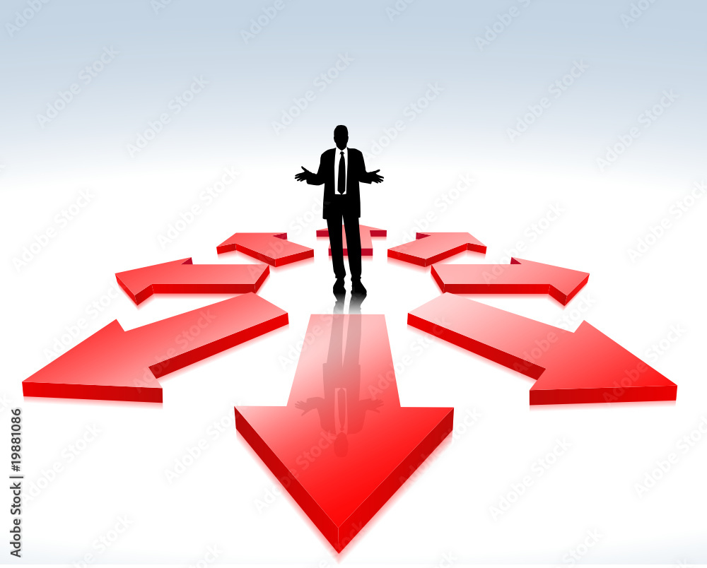 Entscheidung Stock-Vektorgrafik | Adobe Stock