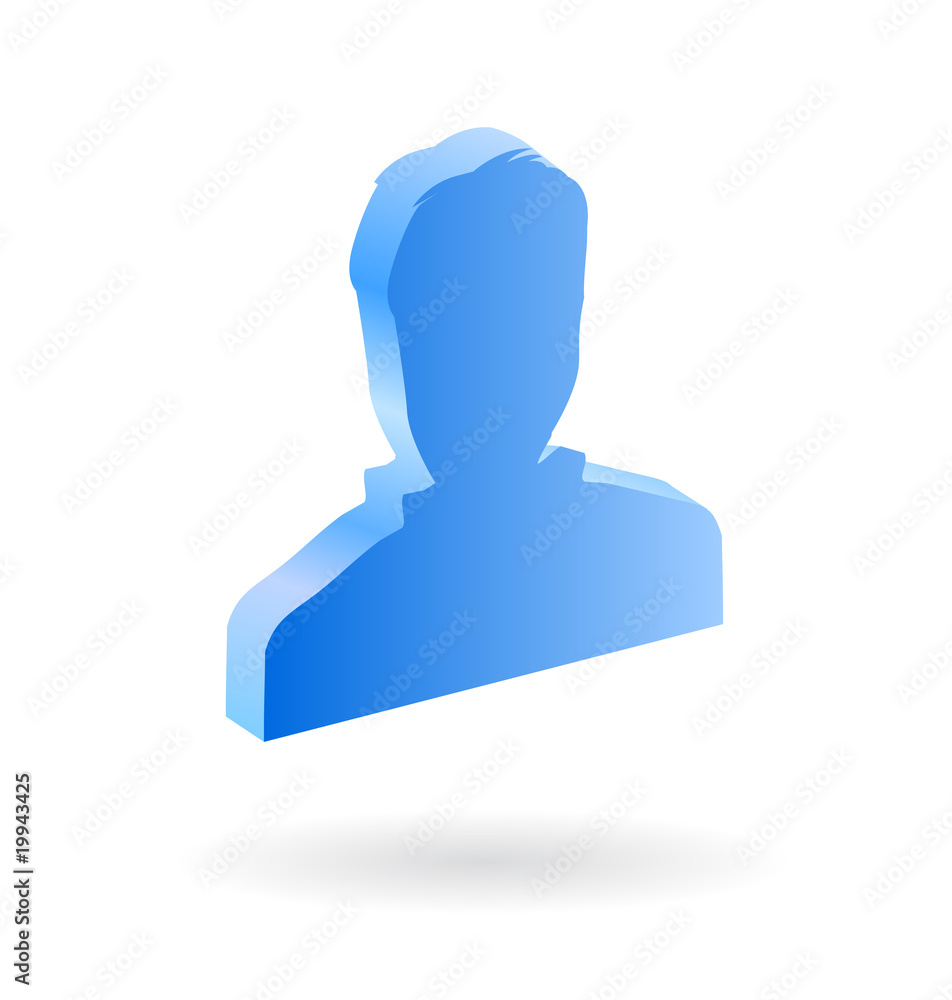 user avatar community 3d icon vector Stock Vector | Adobe Stock