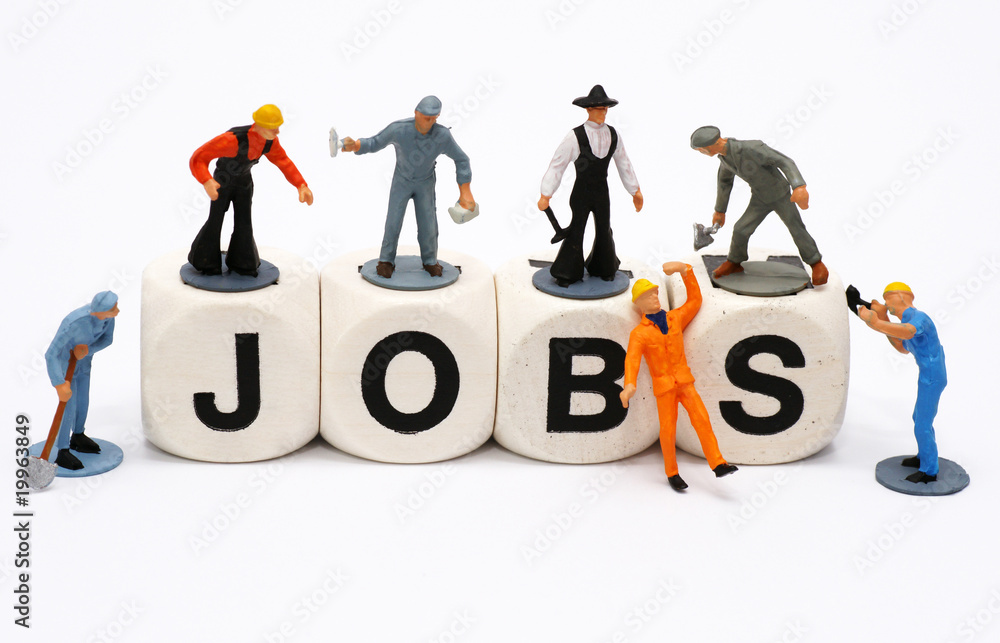 Arbeit oder Jobs Stock-Foto | Adobe Stock