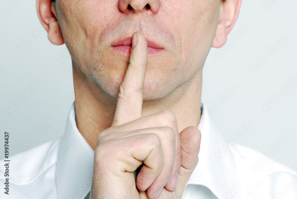 Ruhe bitte! Stock-Foto | Adobe Stock