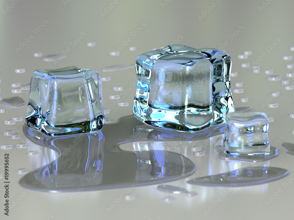 ice cubes Stock Illustration | Adobe Stock