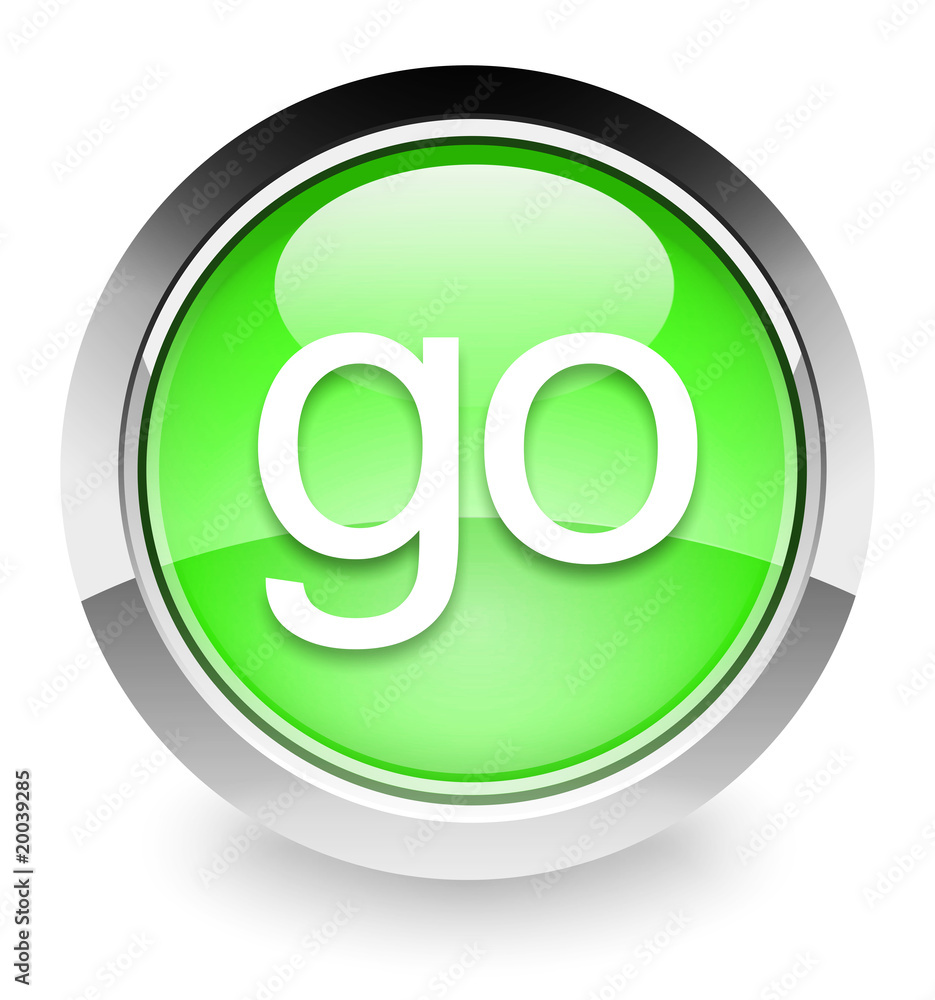 Go button Stock Illustration | Adobe Stock