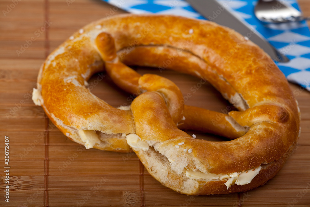 bayerische Butterbrezel Stock Photo | Adobe Stock