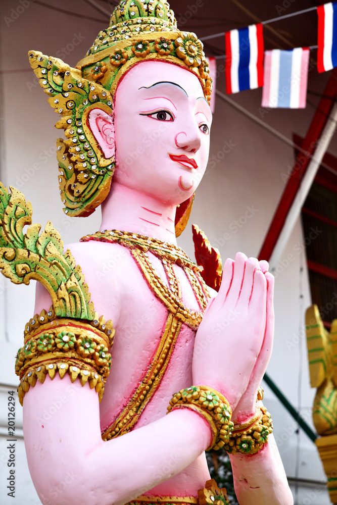 Kinnara statue Stock Photo | Adobe Stock