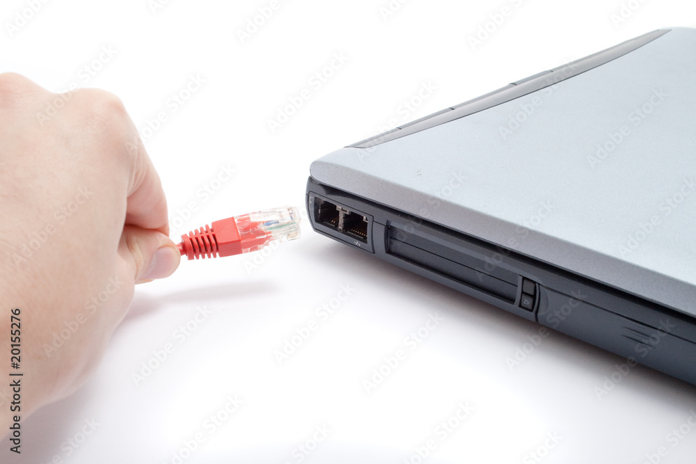 Kabel anschließen Stock Photo | Adobe Stock