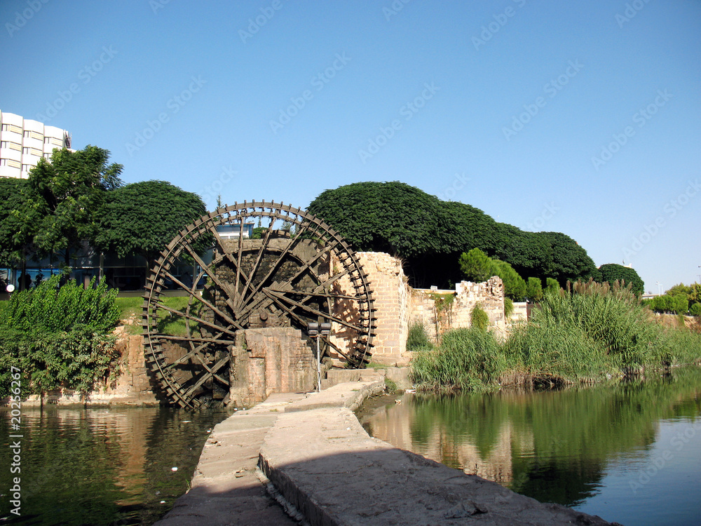 Hama, one of the famose water-wheels Stock Photo | Adobe Stock