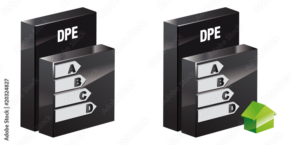 icone diagnostic dpe Stock Vector | Adobe Stock