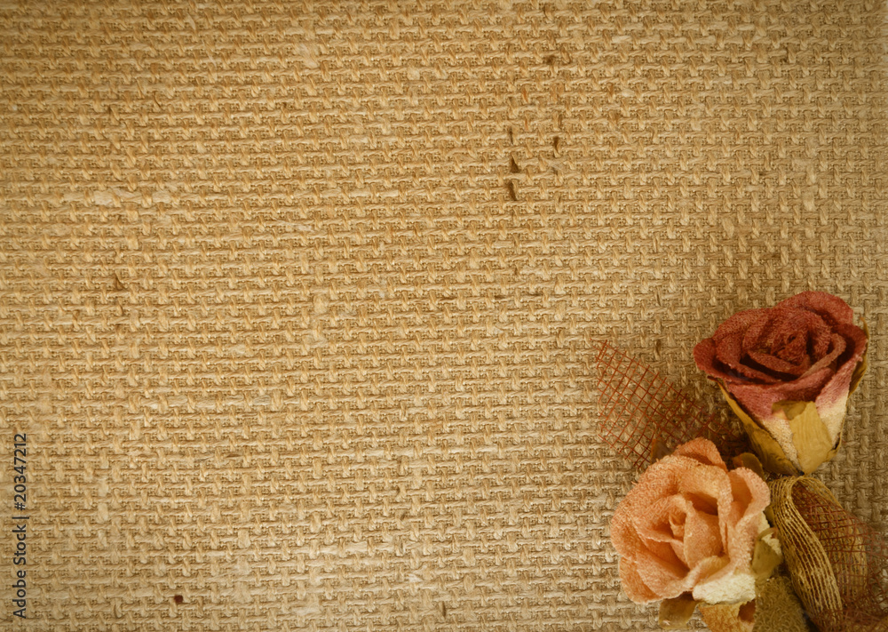 fondo tela rustico flor Stock Photo | Adobe Stock