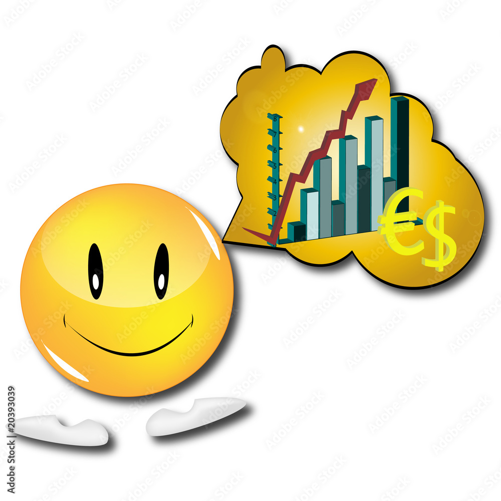 Vecteur Stock smiley économie | Adobe Stock