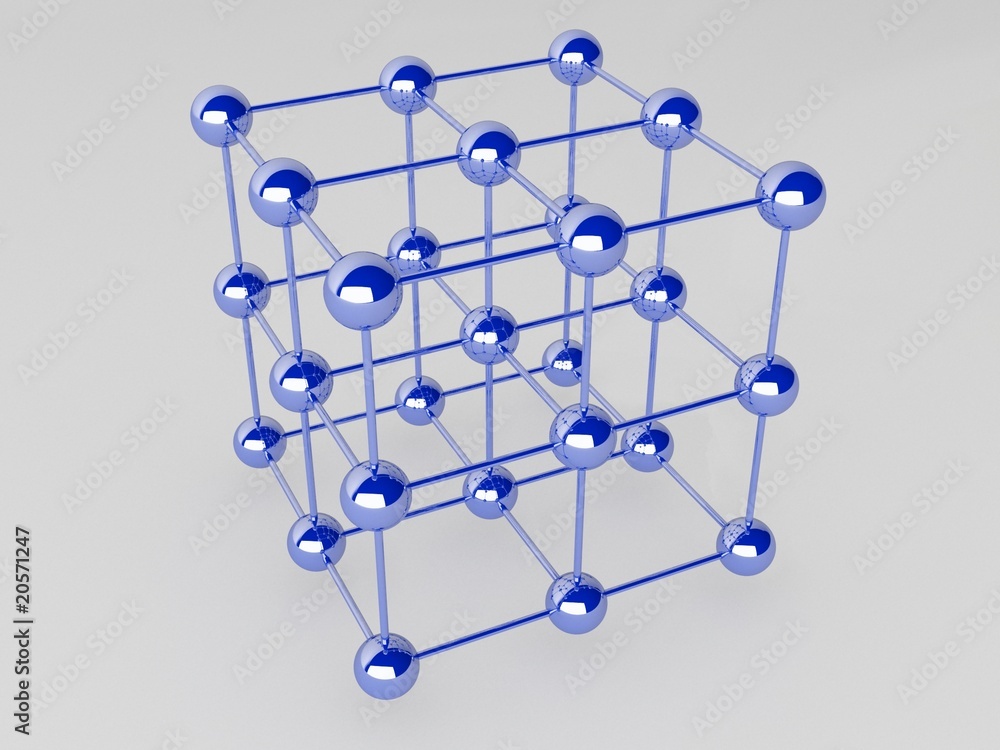High technology background. Molecular crystalline lattice. Stock ...