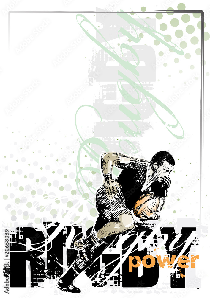 rugby background 1 Stock Vector | Adobe Stock