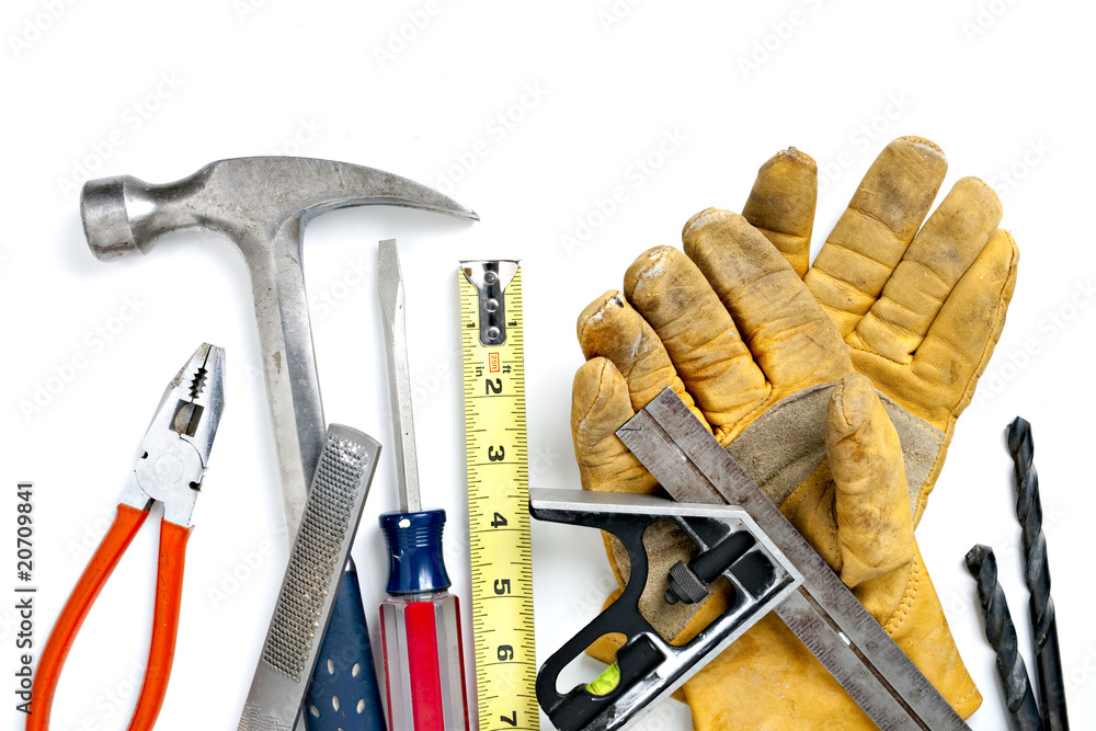 Pile of Construction Tools Stock Photo | Adobe Stock