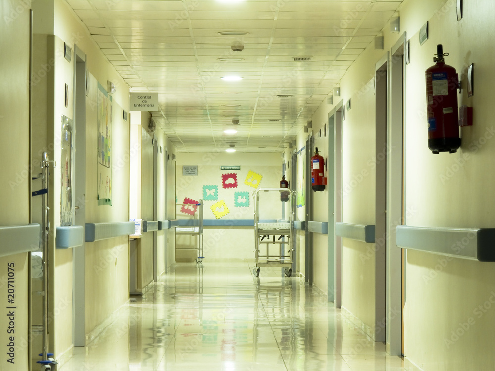 hospital corridor Stock Photo | Adobe Stock