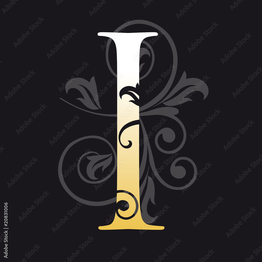 letra i vector de Stock | Adobe Stock