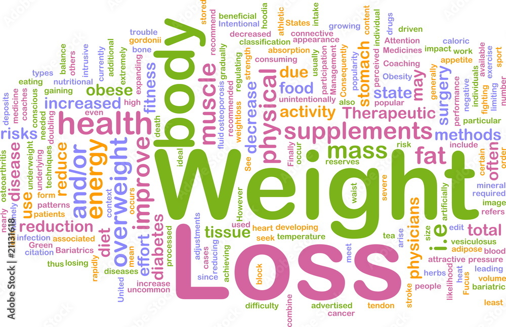 Weight loss background concept Stock Illustration | Adobe Stock