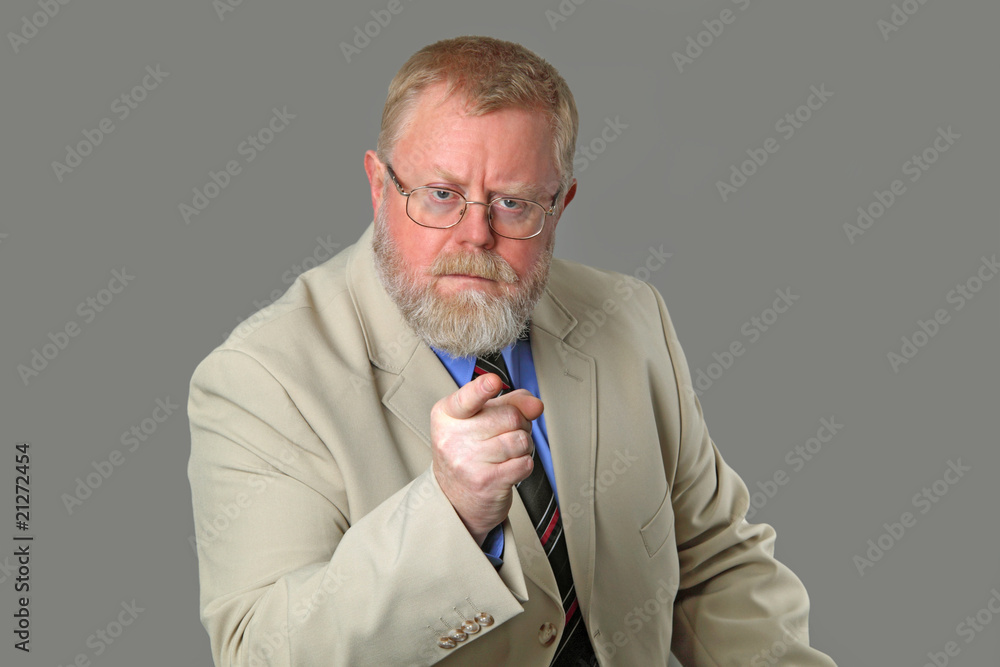 Erhobener Zeigefinger Stock-Foto | Adobe Stock