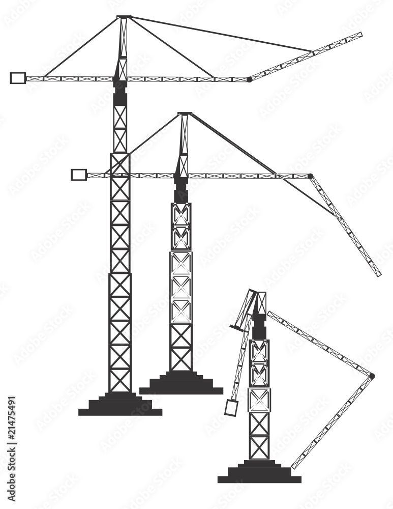 Gru telescopica Stock Vector | Adobe Stock