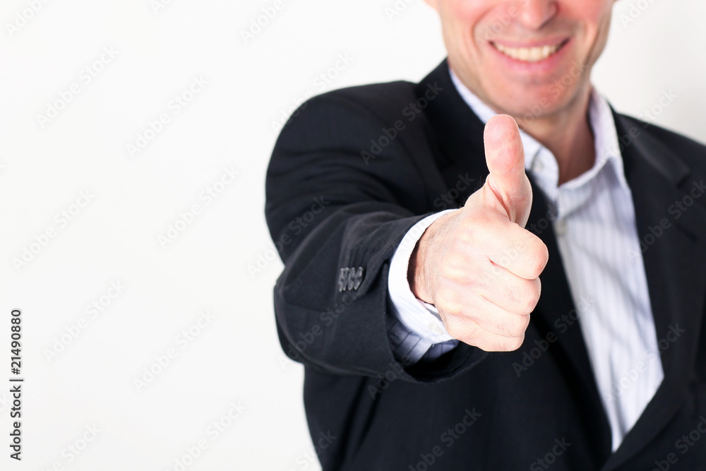 Daumen hoch Stock Photo | Adobe Stock