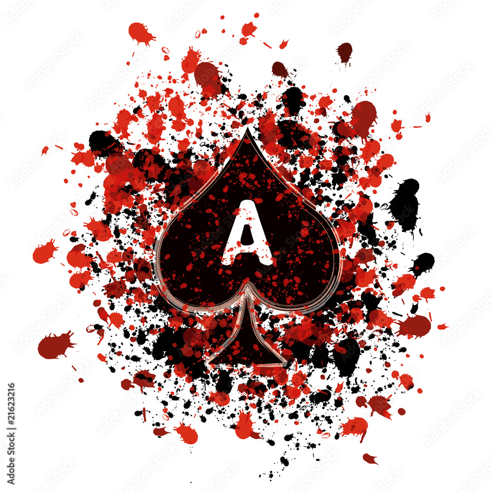 ace of spades Stock Illustration | Adobe Stock