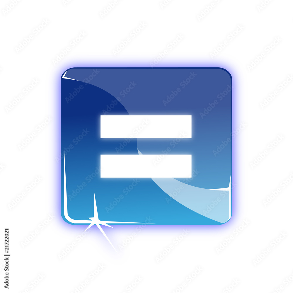 Picto egal - Icon equal Stock Vector | Adobe Stock