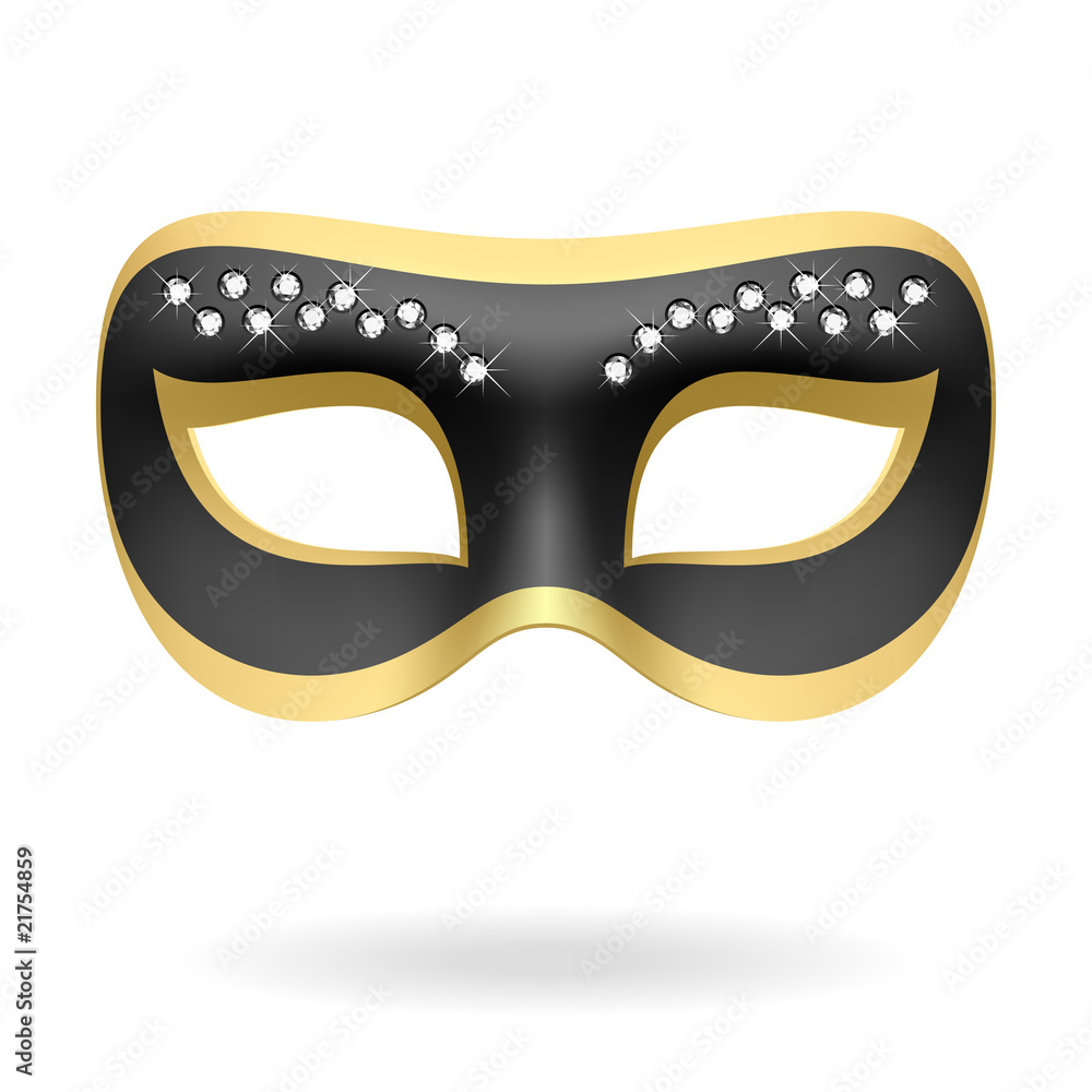Masquerade Mask. Vector illustration. Stock Vector | Adobe Stock