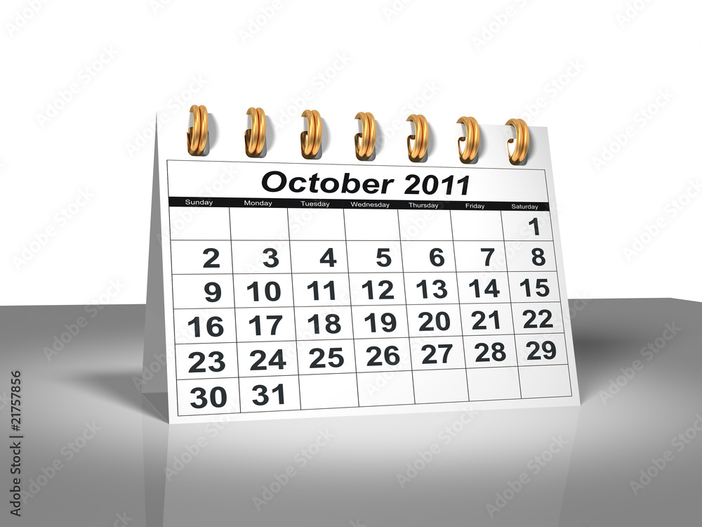 Calendar October 2011