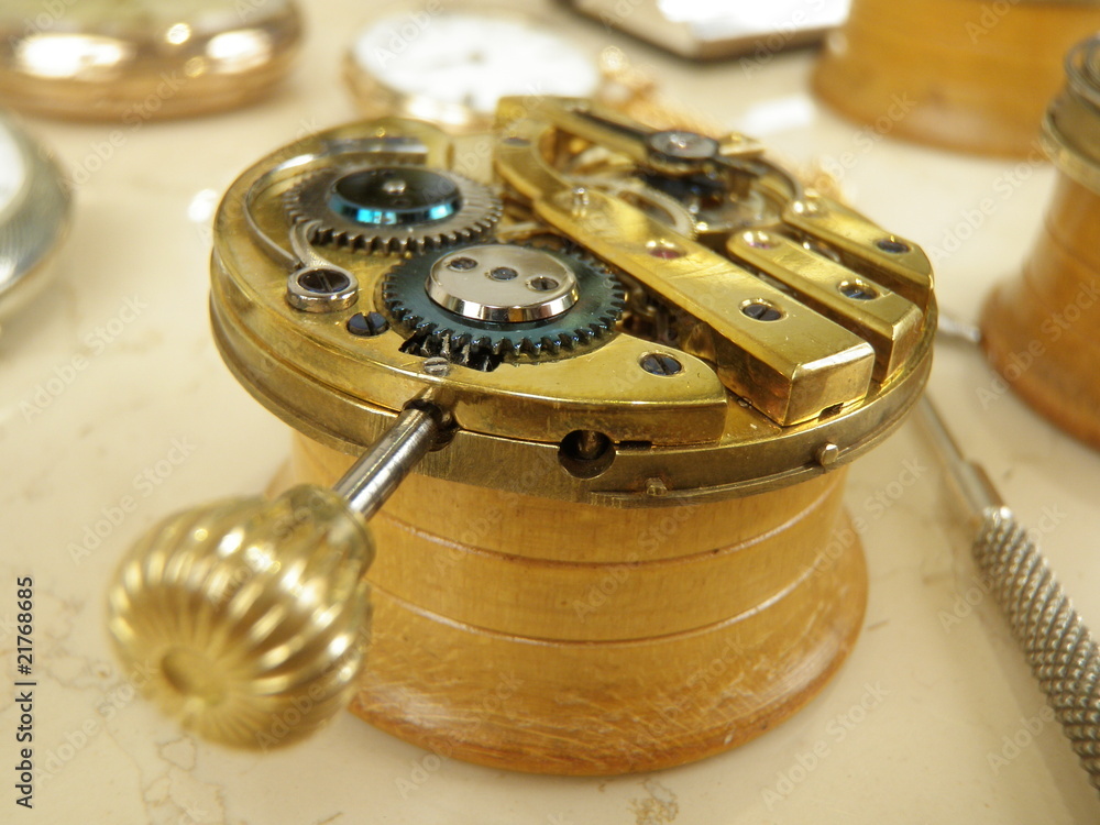 Uhrwerk Stock-Foto | Adobe Stock