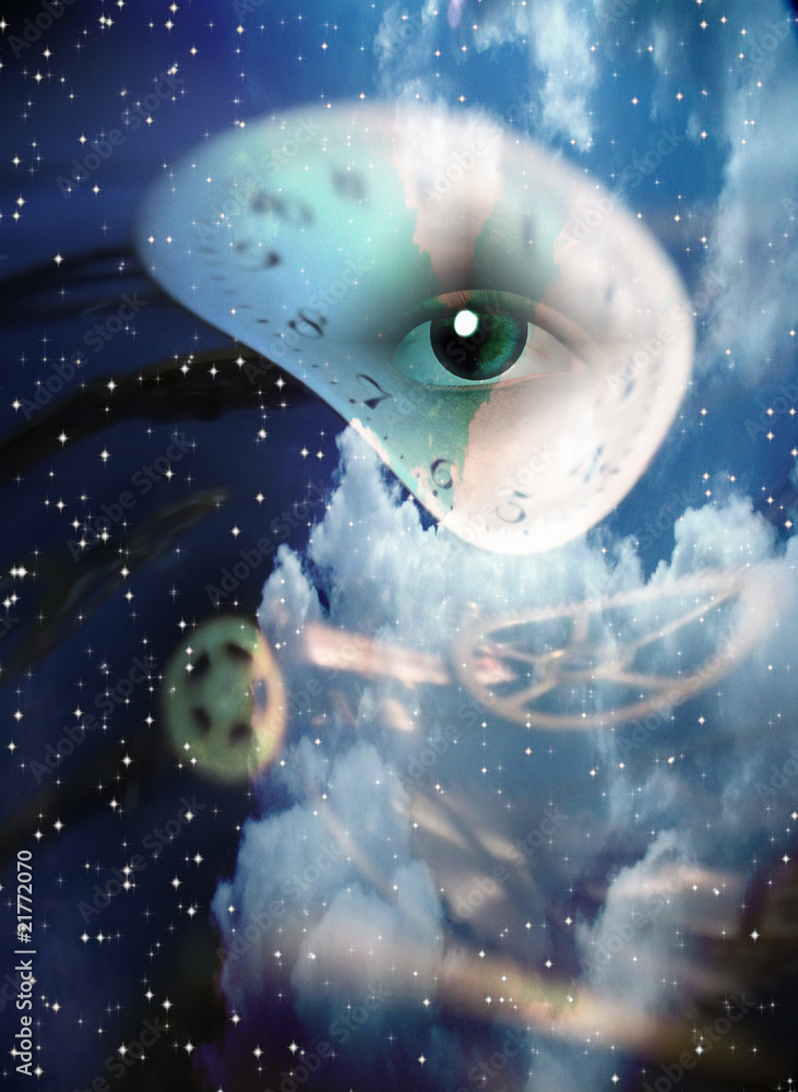 Surreal Eye Stock Illustration | Adobe Stock