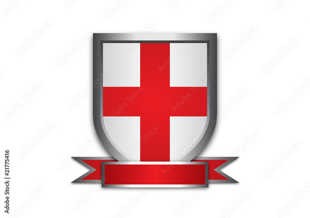 st george shield Stock Vector | Adobe Stock