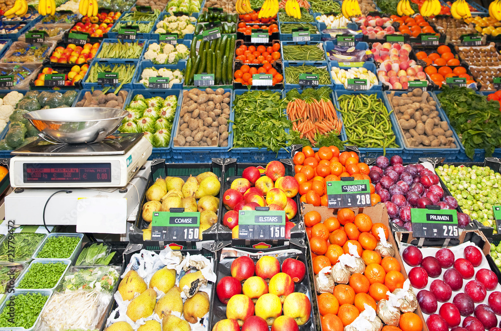 Greengrocer's shop Stock Photo | Adobe Stock
