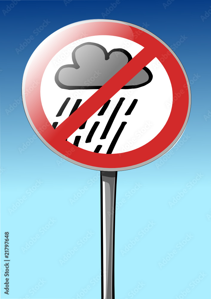 No Rain Symbol