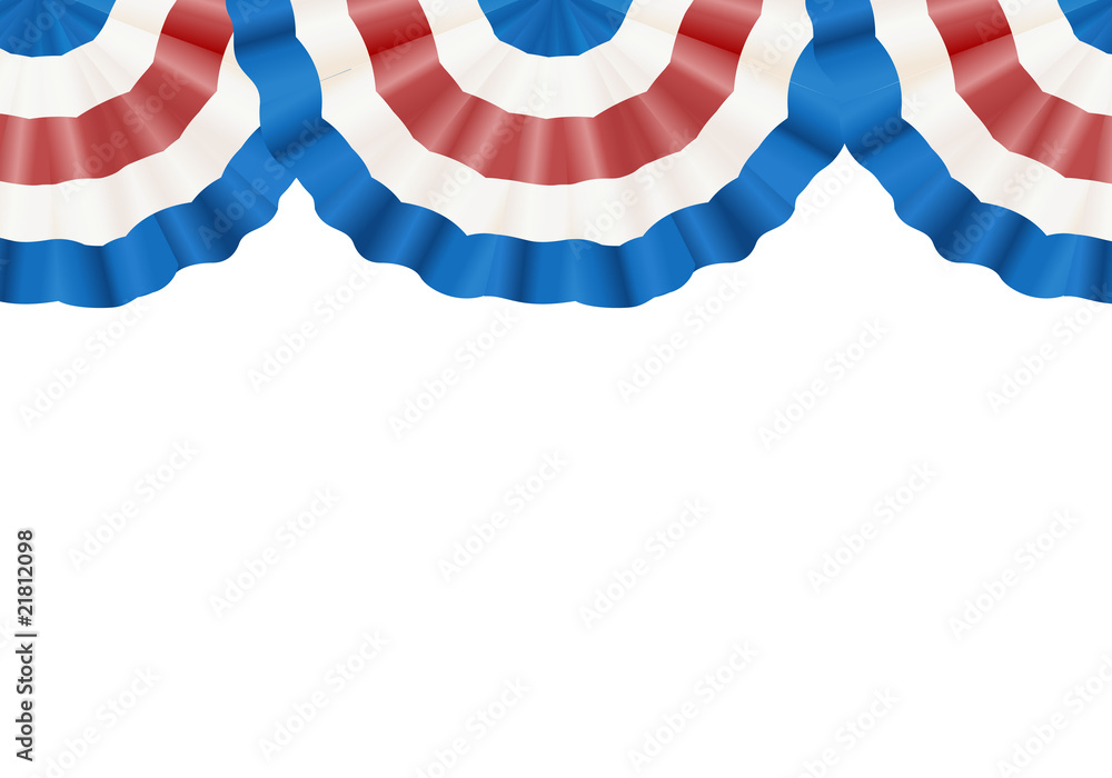 party flag ribbons america vector texture Stock Vector | Adobe Stock