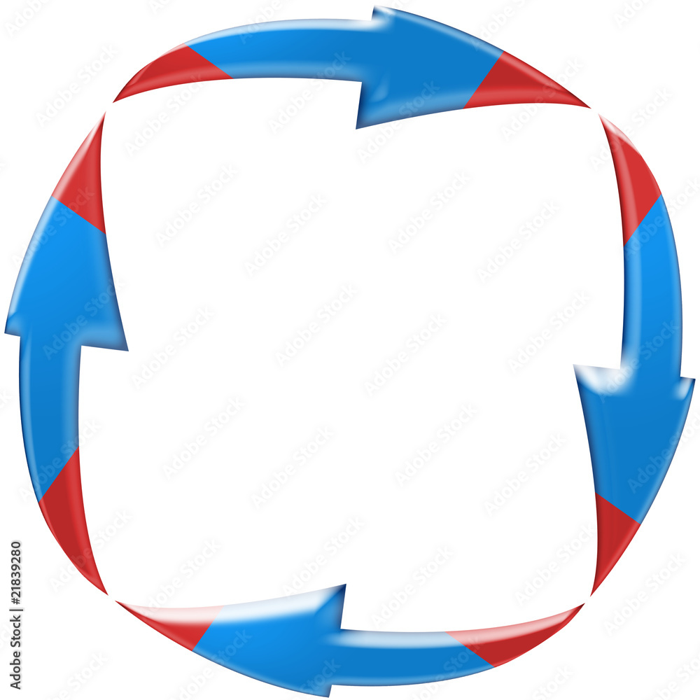 Pfeil kreiseck Stock Illustration | Adobe Stock