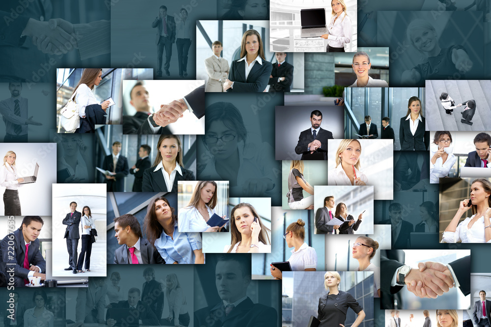 Business People Collage