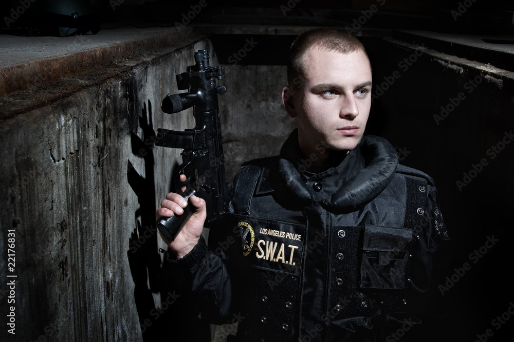 SWAT operator Stock Photo | Adobe Stock