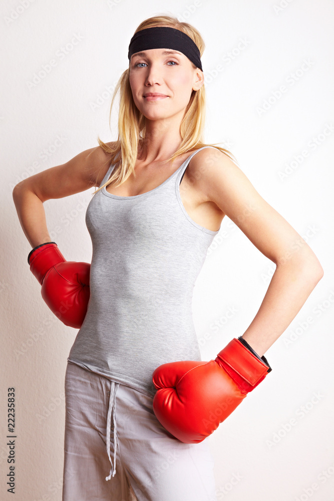 Stolze Boxerin Stock Photo | Adobe Stock