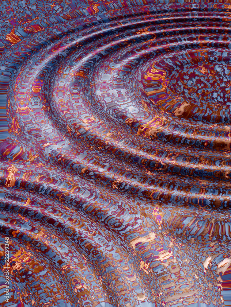 Illustrazione Stock effetto onda - testura | Adobe Stock